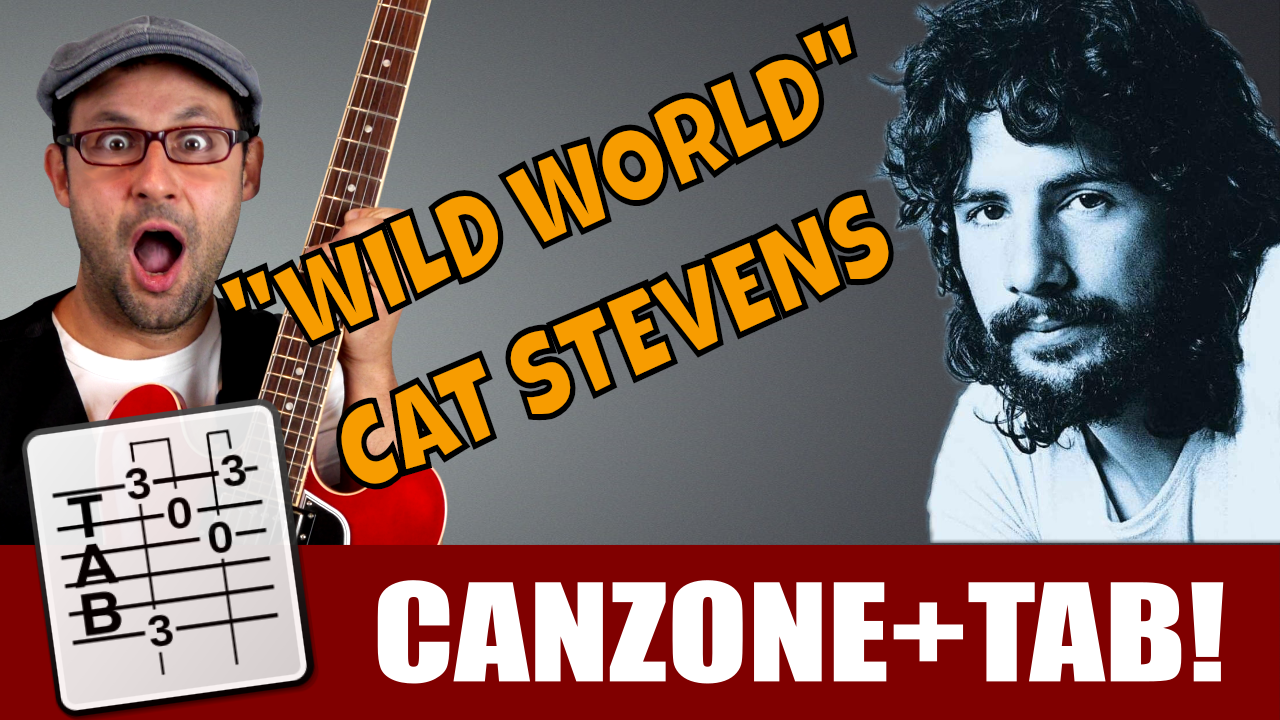 WILD WORLD - CAT STEVENS - TUTORIAL - lezioni-chitarra.it